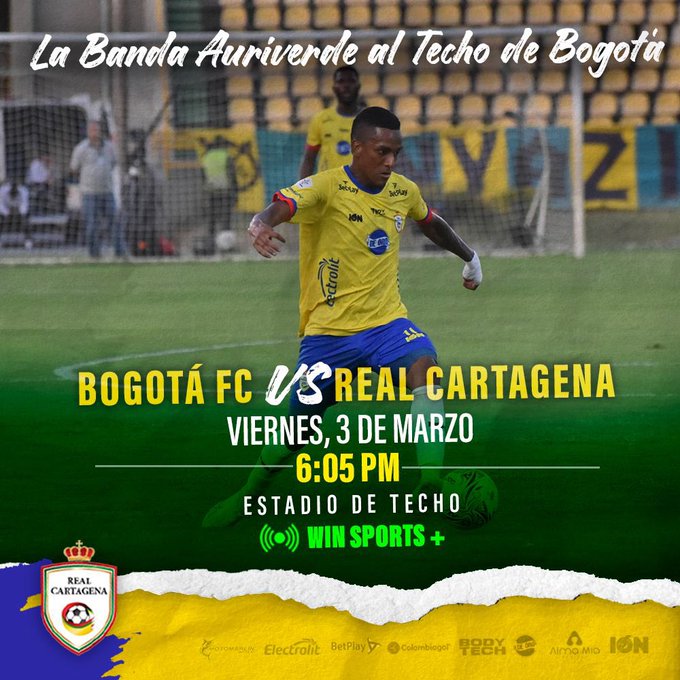 Nóminas definidas del Bogotá FC. y el Real Cartagena en Metropolitano ...