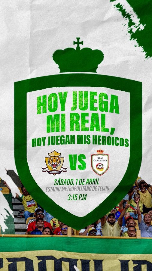 Real Cartagena busca nuevamente el liderato esta tarde ante el Tigres ...