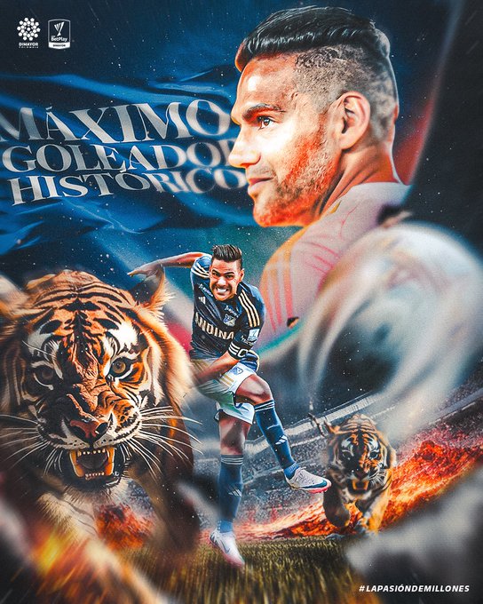 “El Tigre” Radamel Falcao García se convirtió en el máximo goleador del ...