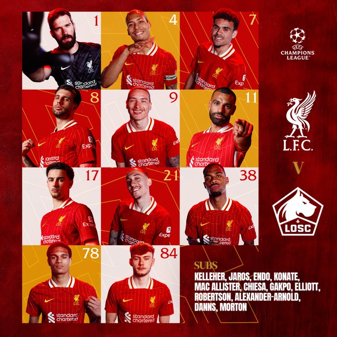 Tripleta de gladiadores en el Liverpool con, Salah, Nuñez y Lucho Díaz ...
